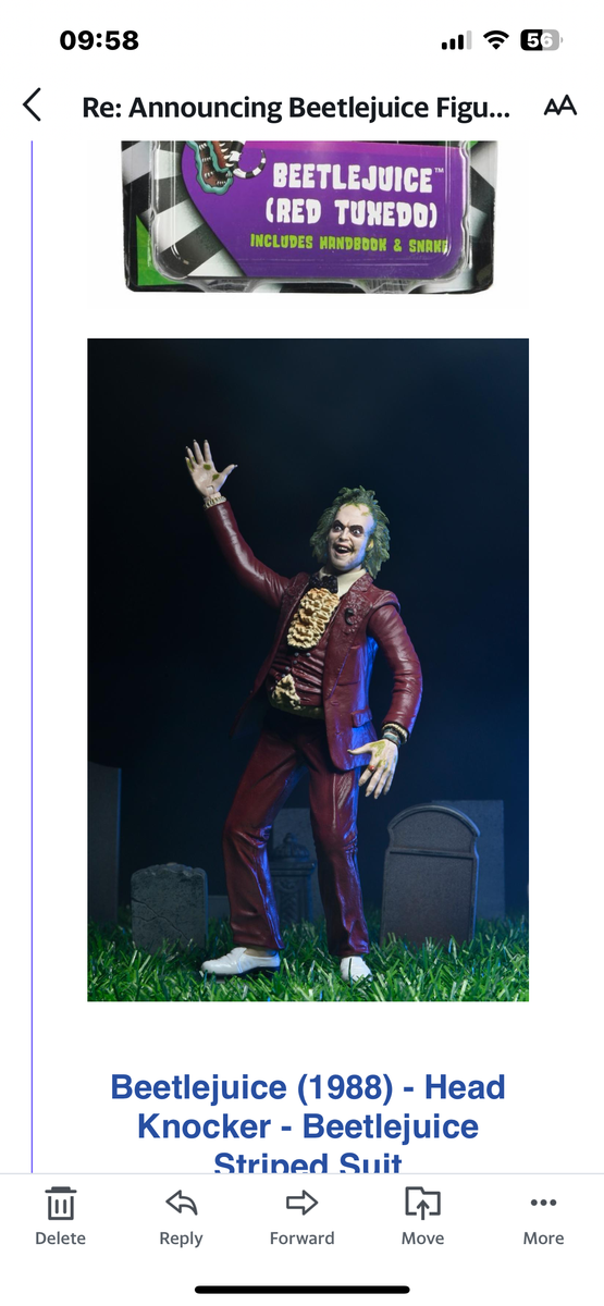 Beetlejuice Red Tuxedo Neca – Action Figure Portal
