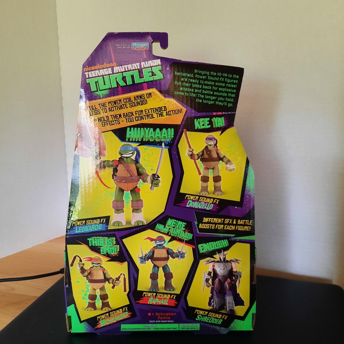 Shredder Power Sound FX, TMNT, Playmates – Action Figure Portal